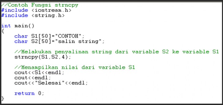 Tutorial C++ : #6 String pada C++ - agussuratna.net