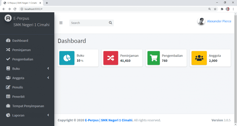 Penggunaan Template Admin LTE pada Laravel 8 - agussuratna.net