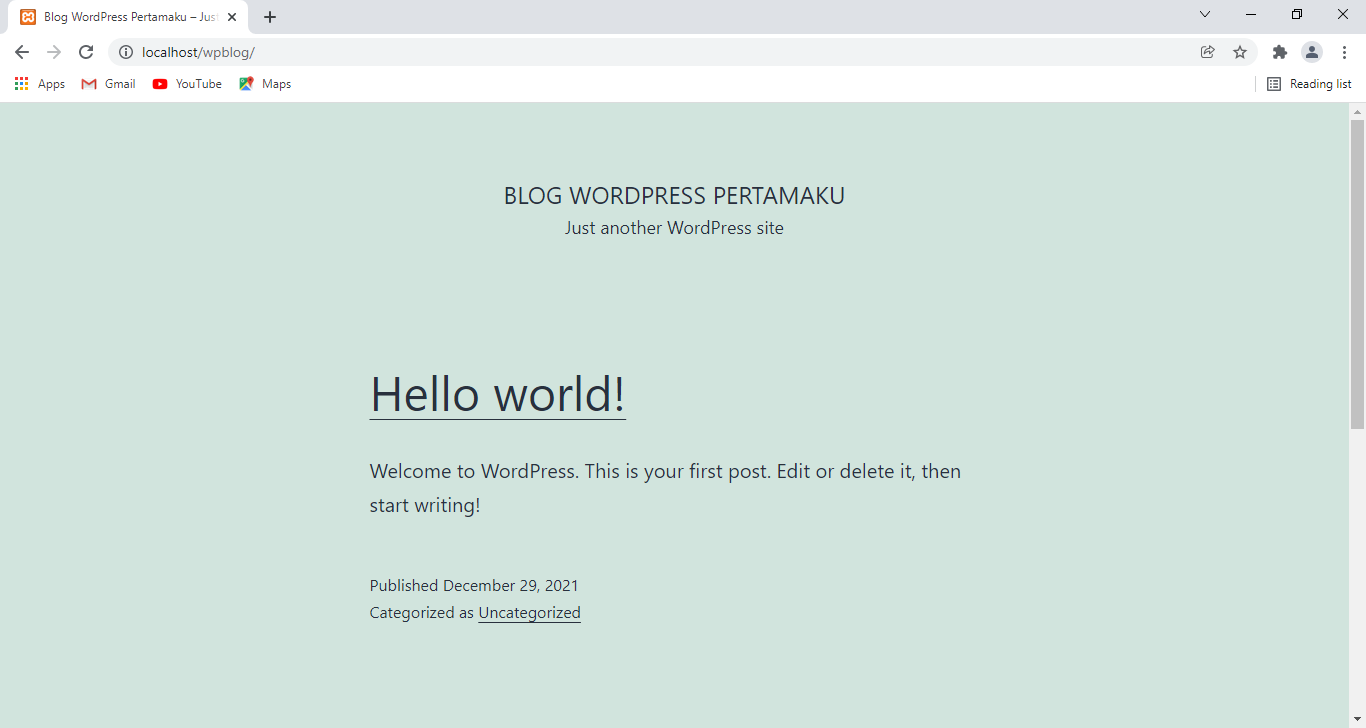 Cara Install WordPress di Localhost dengan XAMPP - agussuratna.net