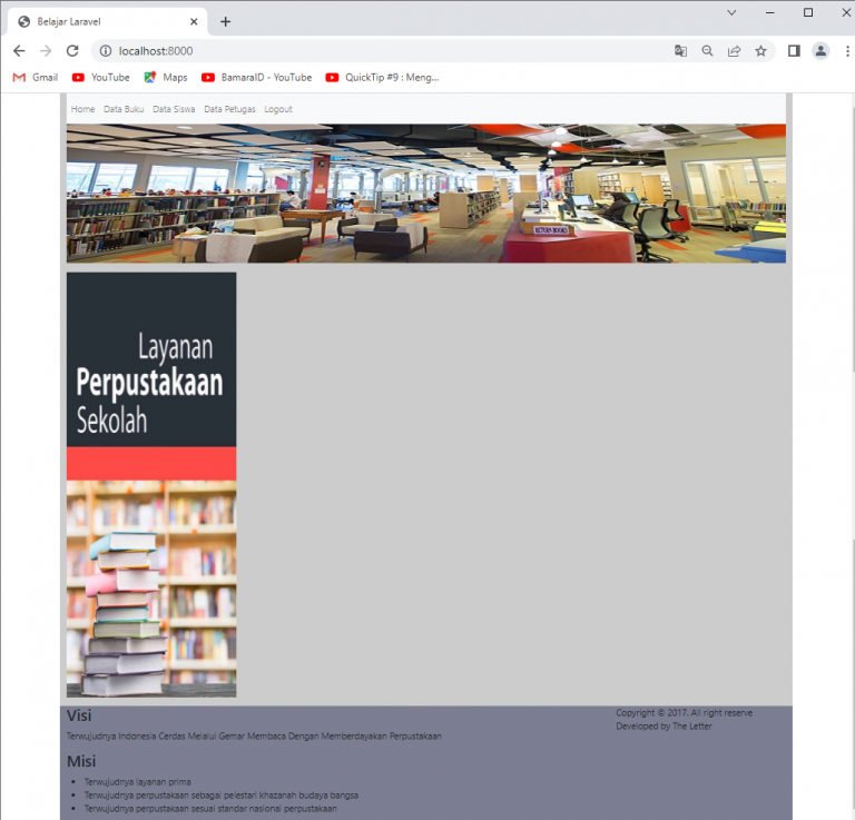 Membuat Aplikasi Perpustakaan Berbasis Web Dengan Laravel Dan Bootstrap