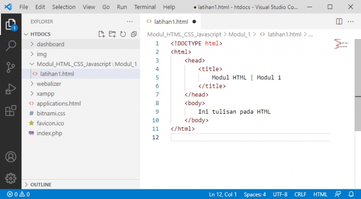 Modul HTML #1 : Pengantar Bahasa Pemrograman Web - agussuratna.net