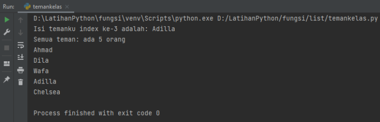 Tutorial Python #10 : Struktur Data List - agussuratna.net